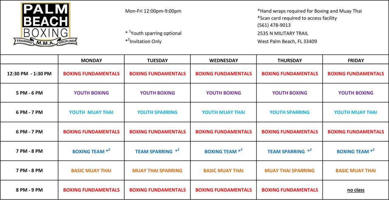 Palm Beach Boxing & MMA West Palm Beach, Florida